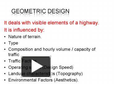 PPT – Geometric Design PowerPoint presentation | free to view - id ...