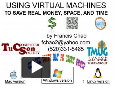 PPT – USING VIRTUAL MACHINES PowerPoint presentation | free to view ...