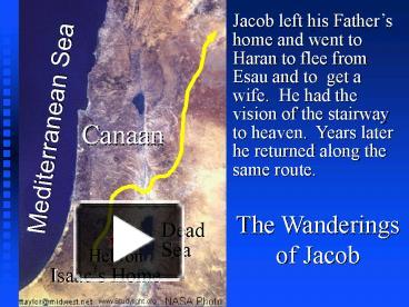 PPT – Wanderings of Jacob PowerPoint presentation | free to view - id ...