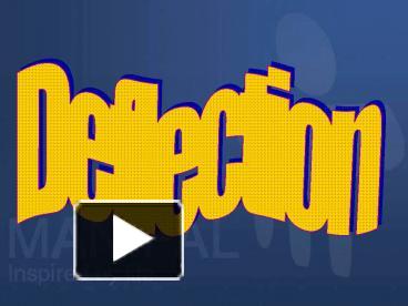 Deflection presentation | free to download