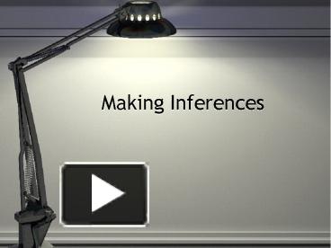PPT – Making Inferences PowerPoint presentation | free to download - id ...