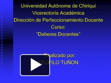Universidad Aut presentation | free to download