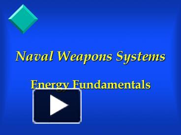 PPT – Naval Weapons Systems PowerPoint presentation | free to view - id ...
