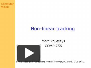 PPT – Non-linear tracking PowerPoint presentation | free to download ...