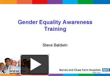 Gender Equality Awareness Training presentation | free to view
