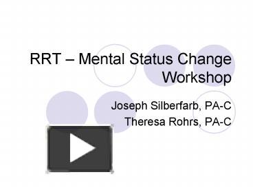 PPT – RRT PowerPoint presentation | free to view - id: 4a504b-ZmY4Y