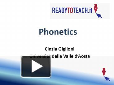 Phonetics presentation | free to download