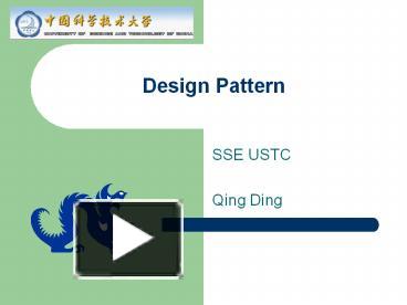 PPT – Design Pattern PowerPoint presentation | free to download - id ...