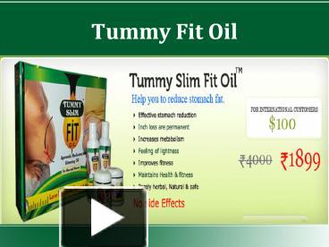 PPT – Tummy Fit Oil | Best Stomach Fat Reducing Oil PowerPoint ...