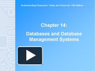 PPT – Understanding Computers, Chapter 14 PowerPoint presentation ...