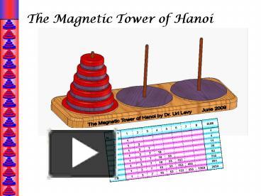 PPT – The Magnetic Tower of Hanoi PowerPoint presentation | free to ...