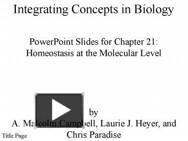 PPT – PowerPoint Slides for Chapter 21: PowerPoint presentation | free ...