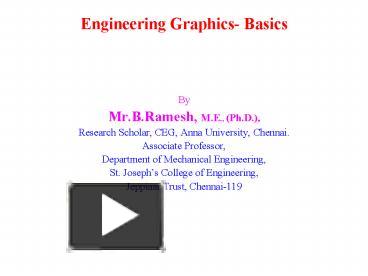 Engineering Graphics- Basics presentation | free to view