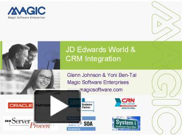 JD Edwards World presentation | free to view