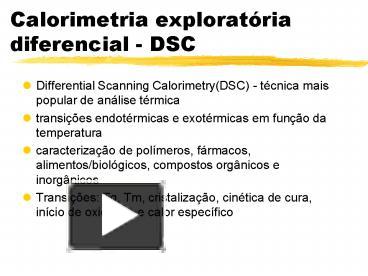Calorimetria explorat presentation | free to view