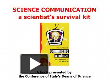 SCIENCE COMMUNICATION presentation | free to download