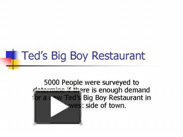 PPT – Ted PowerPoint presentation | free to download - id: 4bc772-YzhiY