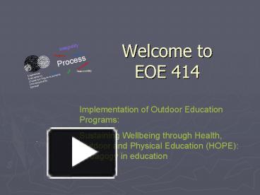 PPT – Welcome to EOE 414 PowerPoint presentation | free to view - id ...