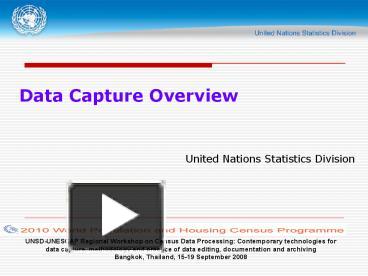 Data Capture Overview presentation | free to download