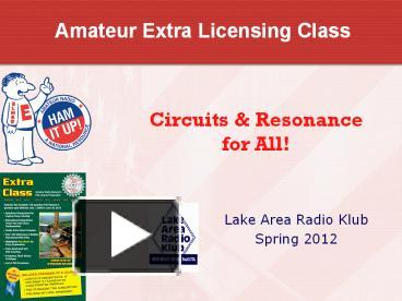 Amateur%20Extra%20Licensing%20Class presentation | free to download