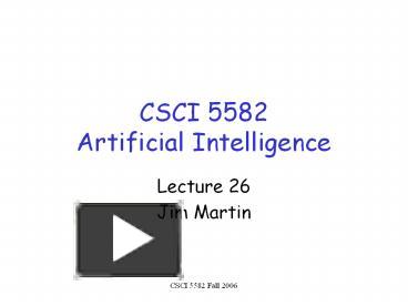 PPT – CSCI 5582 Artificial Intelligence PowerPoint presentation | free ...