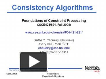 Consistency: presentation | free to download