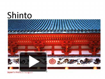 Shinto presentation | free to download