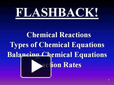 FLASHBACK! presentation | free to download