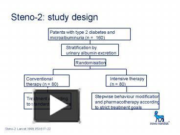 Steno-2: study design presentation | free to view
