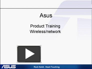 Asus presentation | free to view