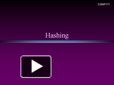 Hashing presentation | free to download