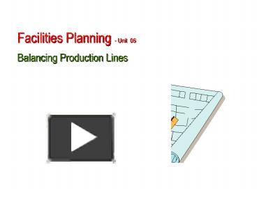 Balancing Production Lines presentation | free to view