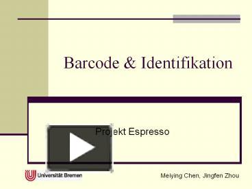 PPT – Barcode PowerPoint presentation | free to download - id: 4cb5a6-MWM2N