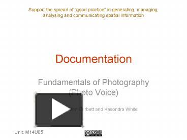 PPT – Documentation PowerPoint presentation | free to view - id: 4cbc02 ...