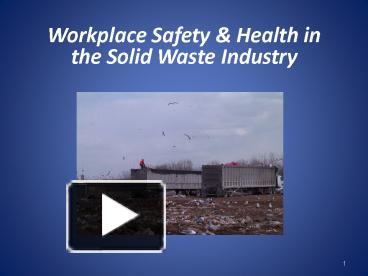 Workplace Safety presentation | free to view