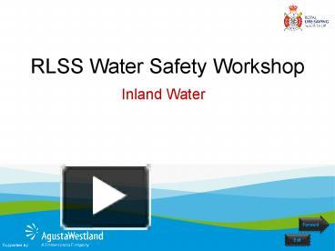 PPT – RLSS Water Safety Workshop PowerPoint presentation | free to view ...