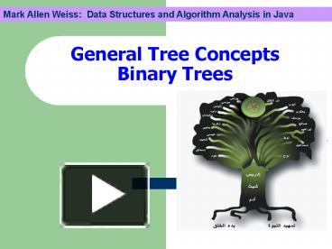 PPT – General Tree Concepts Binary Trees PowerPoint presentation | free ...