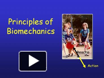 Principles of Biomechanics presentation | free to view
