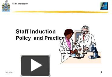 Staff Induction presentation | free to view