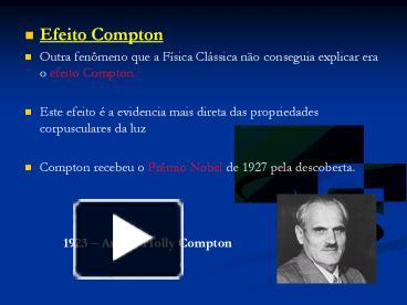 Efeito Compton presentation | free to download