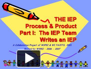 THE IEP Process presentation | free to view