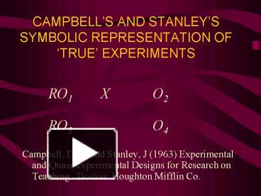 PPT – CAMPBELL PowerPoint presentation | free to download - id: 4d2c14 ...