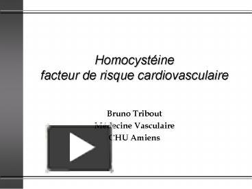 Homocyst presentation | free to download