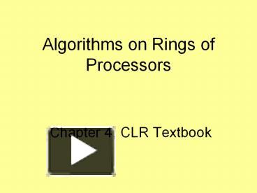 PPT – Chapter 4, CLR Textbook PowerPoint presentation | free to ...