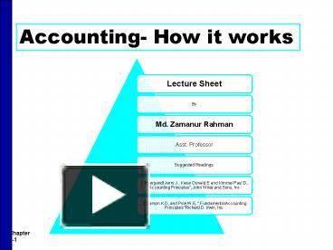 Financial Accounting and Accounting Standards presentation | free to view