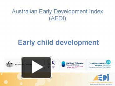 PPT – Early child development PowerPoint presentation | free to view ...