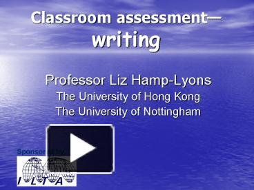 PPT – Classroom assessment PowerPoint presentation | free to view - id ...