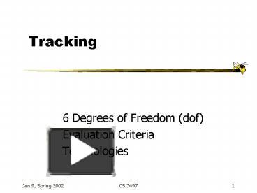 Tracking presentation | free to view