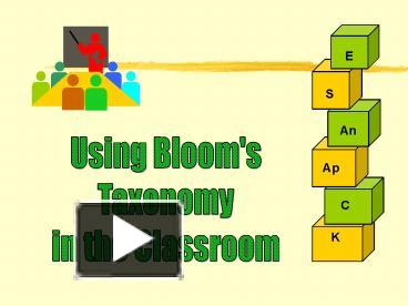 Using Bloom's presentation | free to view