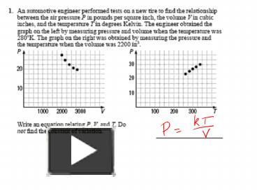 Lesson 9: Combined and Joint Variation presentation | free to view